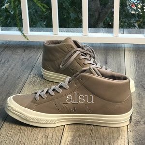 Converse | Shoes | Converse One Star Mid Malted Beige M Authentic ...